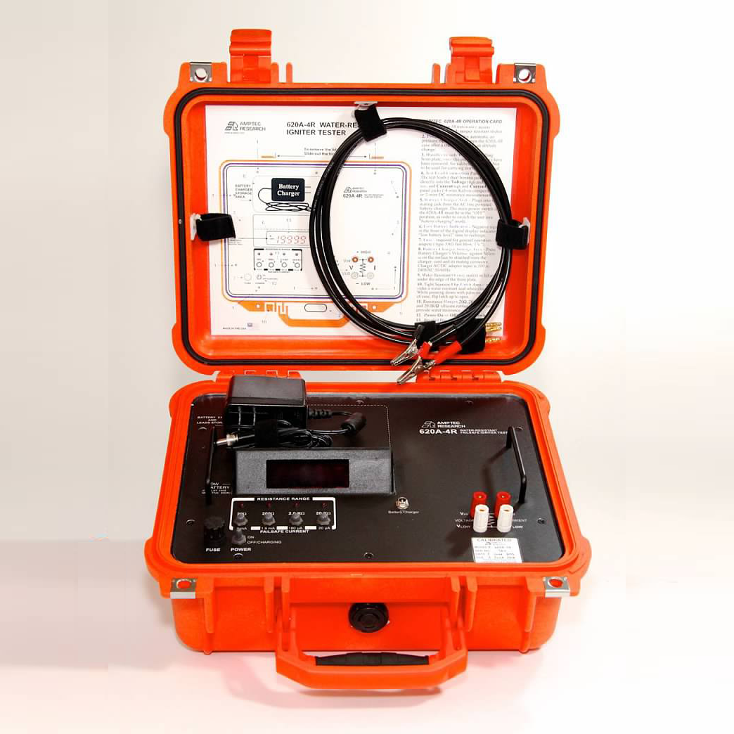 Amptec 620A-4R Intrinsically Safe | Failsafe Igniter Tester Ruggedized ...